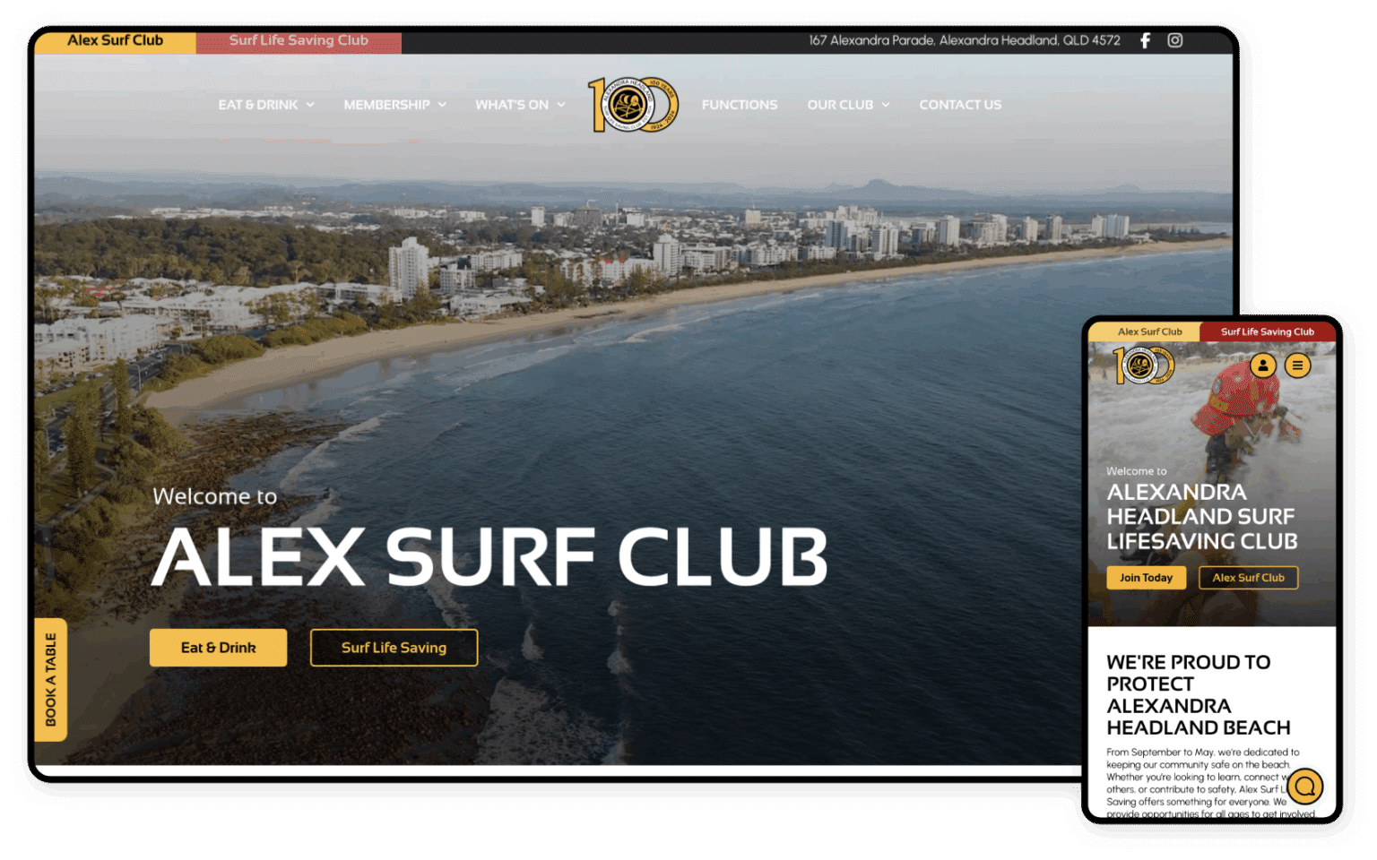 Alex Surf Club | Website Case Study | White Peak Digital