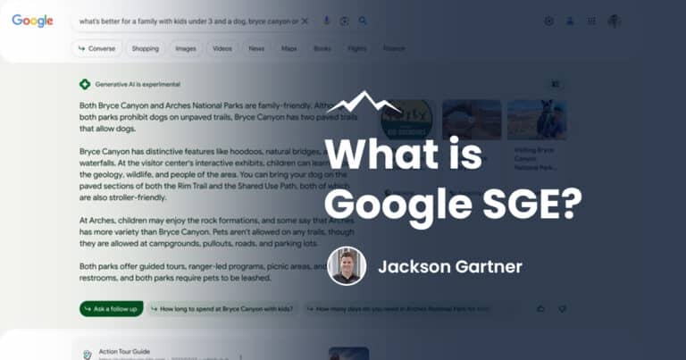 What is Google's Search Generative Experience (Google SGE)