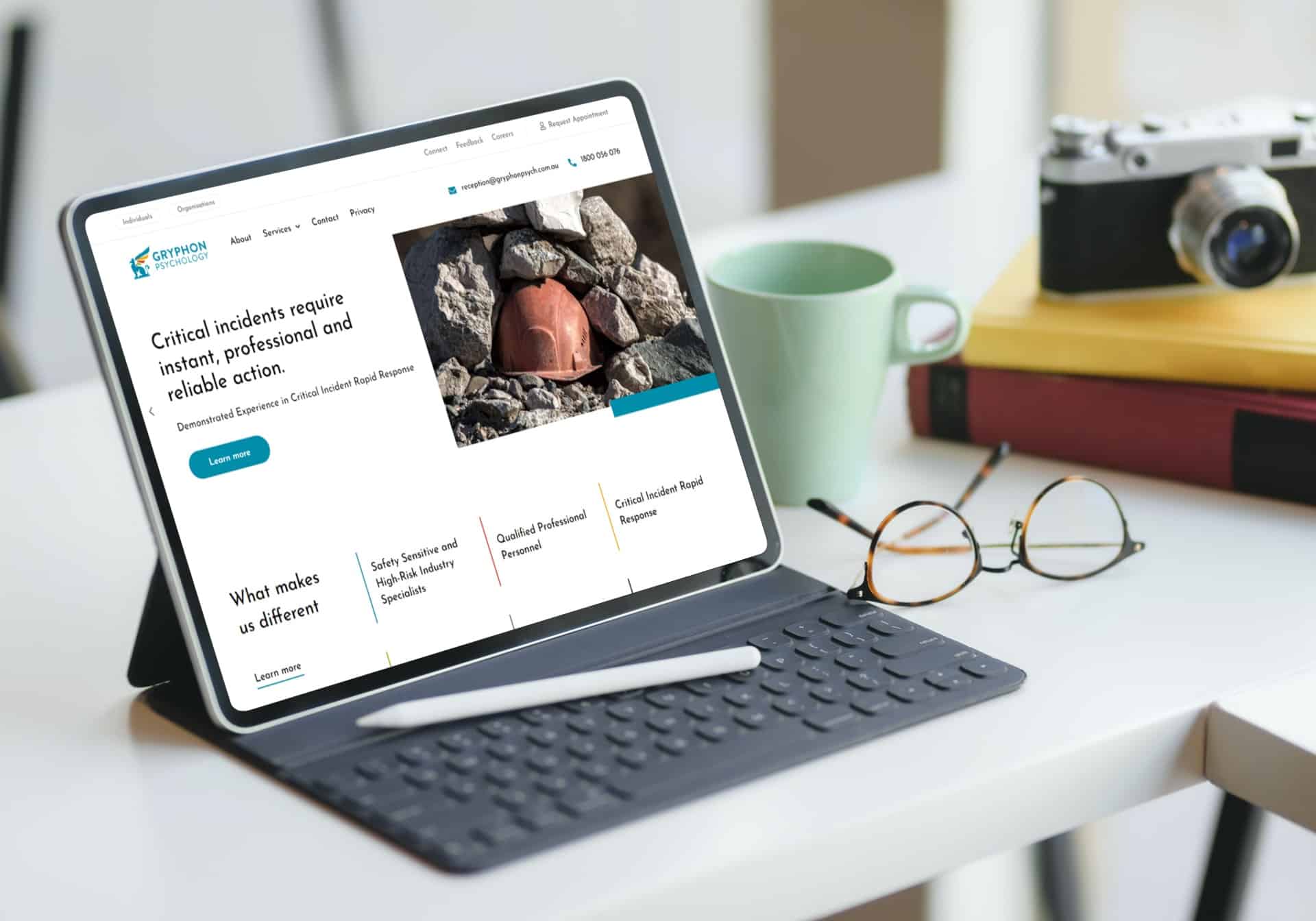 Gryphon Psychology Case Study | White Peak Digital