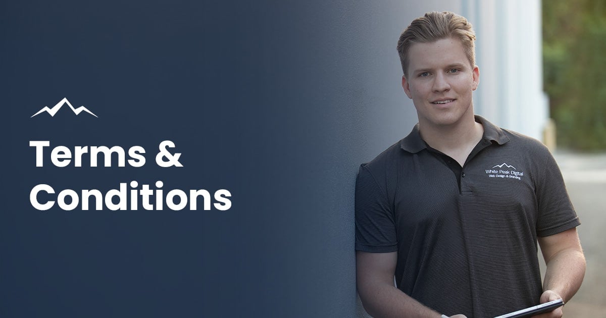 Terms & Conditions | White Peak Digital
